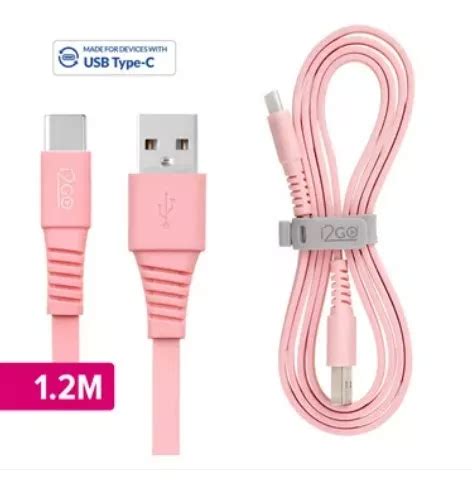 Cabo Tipo Usb C Metros Cor Rosa I Go Basic MercadoLivre