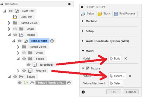 Solved Create A Setup With Selected Body Or Component Autodesk Community