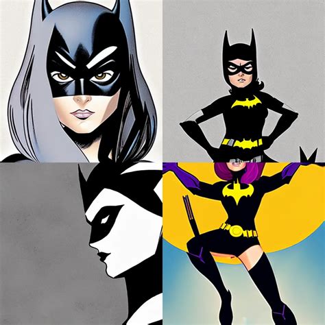 In The Style Of Phil Noto Comicbook Cover Art Batgirl Stable Diffusion