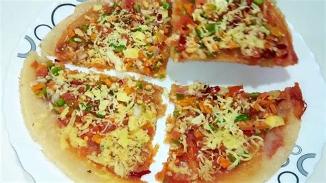 Pizza Dosa Recipe How To Make Pizza Dosa पिज्जा डोसा Street Food