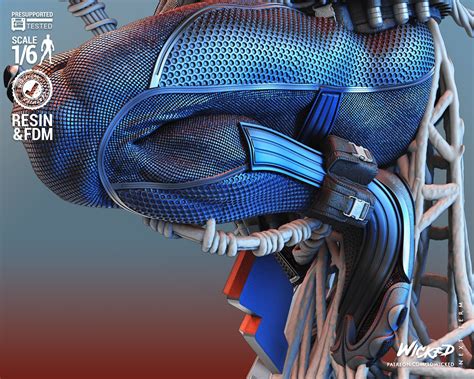 Wicked Marvel Scarlet Spider Sculpture Tested For 3D Printing 3D Model