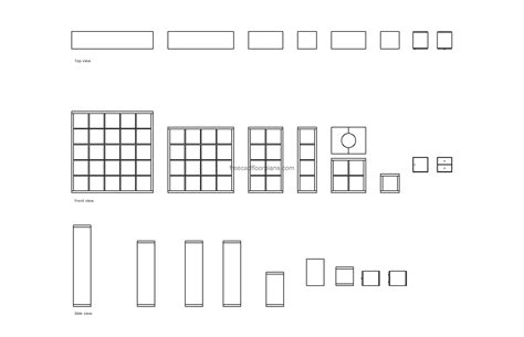 Ikea Kallax System Free Cad Drawings