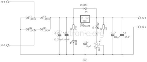 V To V Variable Power Supply Circuit Using Ic Lm Artofit