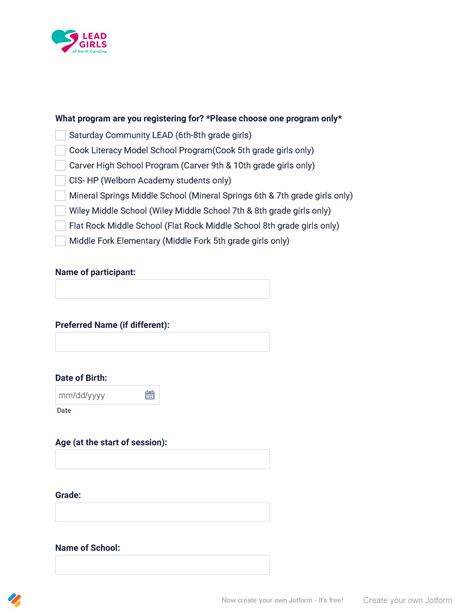 Lead Application Fagehey5t53 What Program Are You Registering For Please Choose One Program