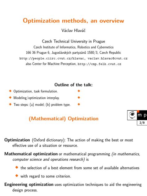 Optimization Mathematics Pdf Mathematical Optimization