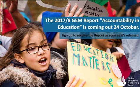 Informe de Seguimiento de la Educación en el Mundo La responsabilidad en la educación CME