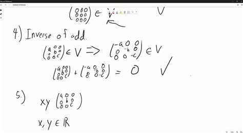 Solved Let V Be The Set Of All 3 X 3 Diagonal Matrices With The Usual