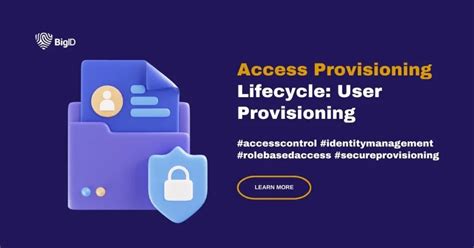 Access Provisioning Lifecycle User Provisioning Bigid