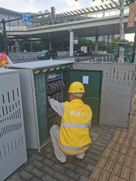 【进博会城市运行保障㊱】迎进博 查隐患 抓落实 市综管中心全力保障进博会道路照明设施运行安全