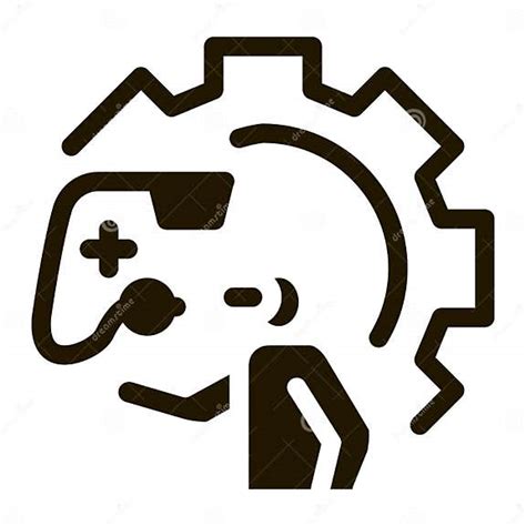 游戏开发与测试图标矢量字形图示 向量例证 插画 包括有 创建 编码 界面 阿帕卢萨马 模拟 例证 214876190