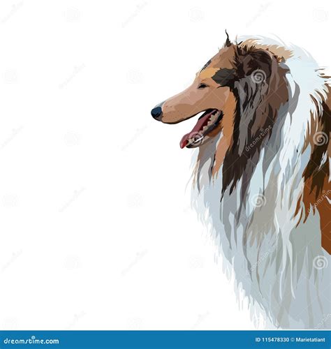 Ejemplo Del Vector De Un Perro Ilustraci N Del Vector Ilustraci N De Feliz Geom Trico
