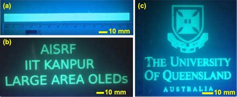 Breakthrough In Large Area Inkjet Printed Oleds Using Non Toxic Solvent