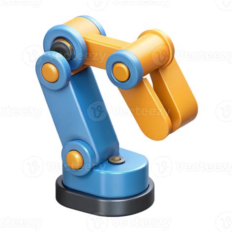 Serene Standout Scalable Diagram Of A Robotic Arm Crisp Edges Flat Color With Scalable Design