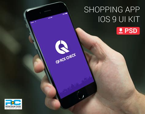 IOS 9 Style Shopping Mobile UI PSD On Behance