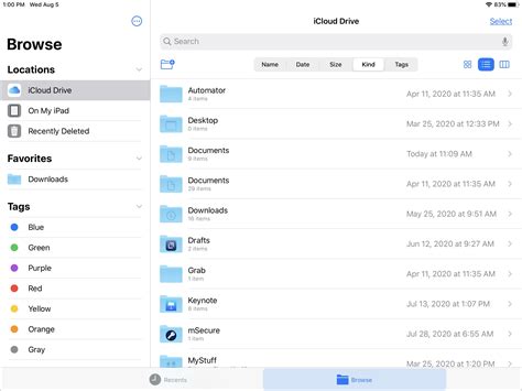 how to use the redesigned sidebar and files app on ipad