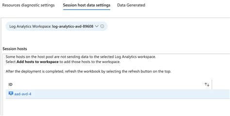 Enable Azure Virtual Desktop Insights Automated