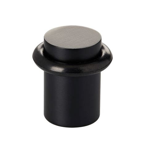 Matte Black Mushroom Door Stop I Mucheln Hardwarebox