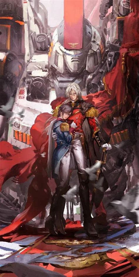 Tallgeese Zechs Merquise And Lucrezia Noin Gundam And 1 More Drawn By Stu Dts Danbooru