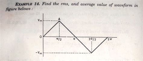 Example Find The Rms And Average Value Of Studyx