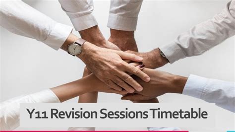 year 11 revision sessions timetable sept 2024 park vale