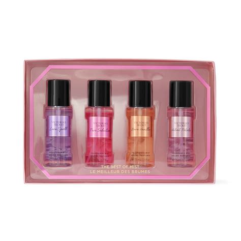 Buy Victorias Secret Fragrance Mist Collection 4 Piece Mini Mist T Set Love Spell Pure