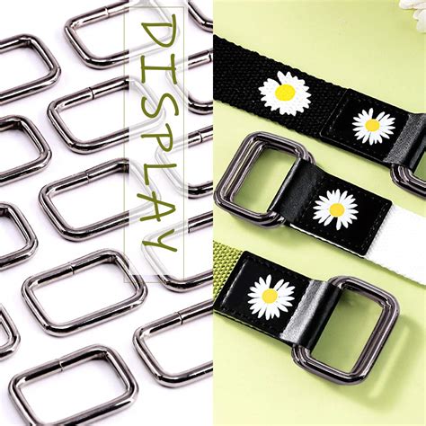 Snapklik Com Swpeet Pcs Inch Mm Sliver Heavy Duty Metal Rectangle Ring