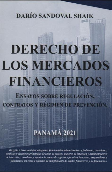 Derecho De Los Mercados Financieros Jurídica Pujol Sa