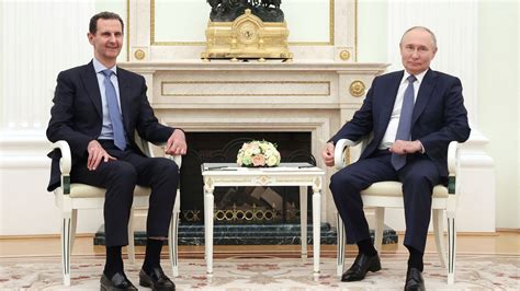 Syrias Bashar Al Assad Makes Surprise Visit To Meet Putin After
