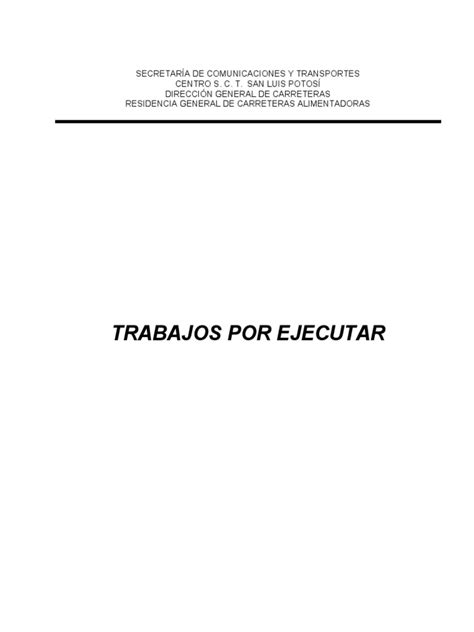 Trabajos Y Especificaciones E58 Contrato 090 Pdf Hormigón