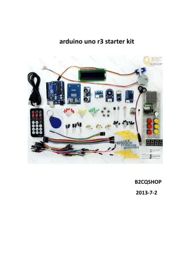 Serial Controlled Mood Lamp Arduino Uno R3 Starter Kit Q001151110pdf
