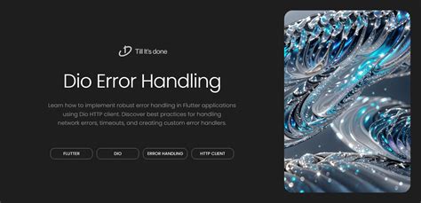error handling with dio in flutter apps
