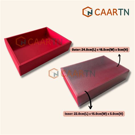Rectangle Drawer T Box M 4 Colours 10pcs Pkt