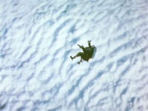 Project Excelsior High Altitude Jump 16 August 1960 Stock Video Clip