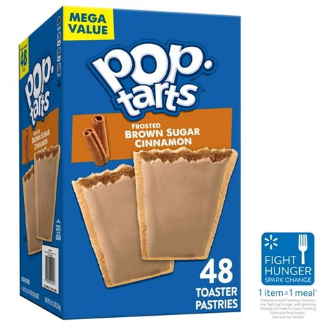 Pop Tarts Frosted Brown Sugar Cinnamon Instant Breakfast Toaster