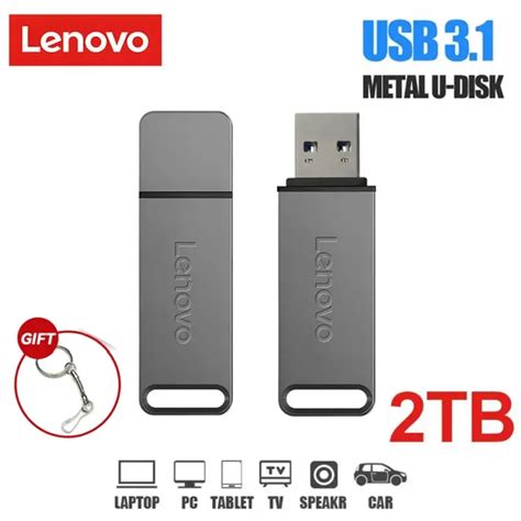 레노버 고속 Usb 플래시 드라이브 금속 Usb 30 1tb 펜 드라이브 휴대용 메모리 Usb 플래시 디스크 데이터 변속기