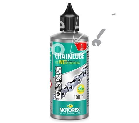 Smar Do Łańcucha Motorex Chainlube Wet Conditions Bio 100 Ml