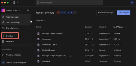 Managing And Sharing Your Overdub Voices Descript Help