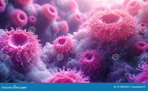 Marine Coral Microstructures Stock Illustration Illustration Of