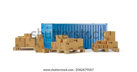 흰색 배경 화물 운송 운송 또는 스톡 일러스트 2082879007 Shutterstock