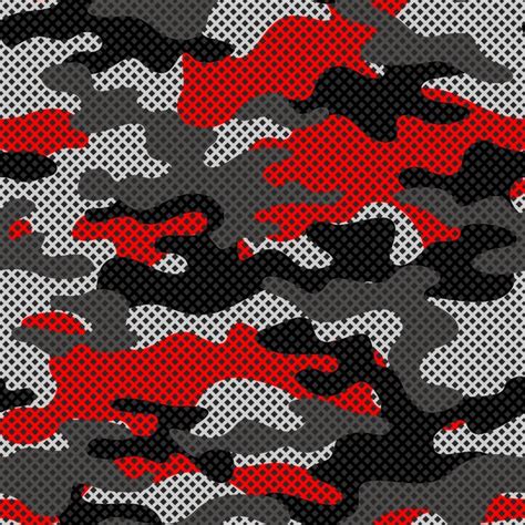 8 Camouflage Texture Seamless Pattern Grid Abstract Modern Endless
