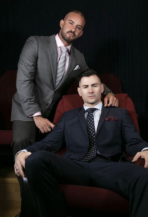 Bruno Max And Lucas Daken Suited For A Perfect Acting Scene In 2020