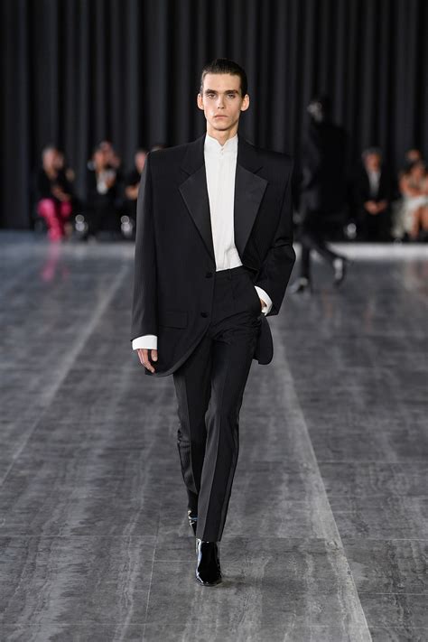 Saint Laurent Spring Menswear Fashion Show Vogue