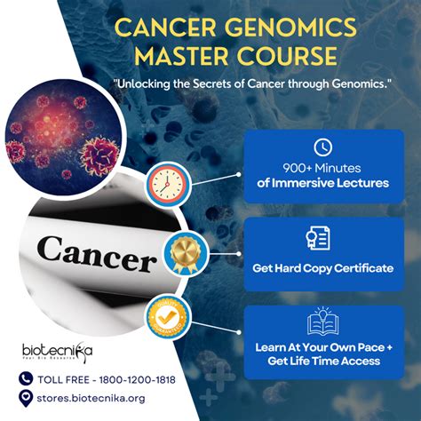 Cancer Genomics Master Course Unlocking The Secrets Of Cancer Throug