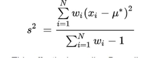 Statistics R Function To Calculate Weighted Standard Deviation
