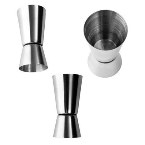 Copo Dosador Duplo Inox Medidor 50 100 ML Shopee Brasil