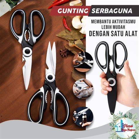 Jual Gunting Stainless Multifungsi Gunting Serba Guna Gunting Kain Gunting Kantor Gunting
