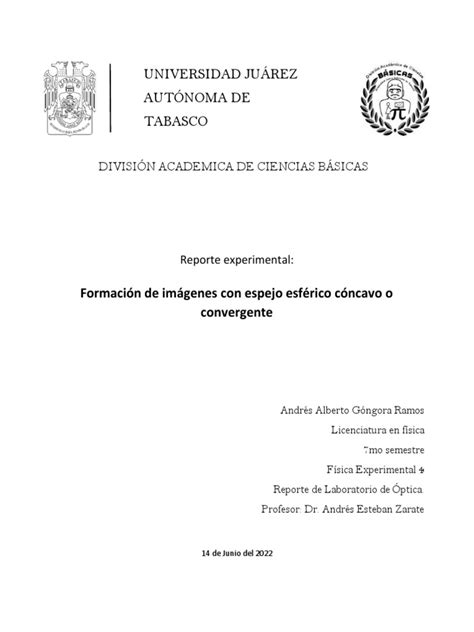 formación de imagenes con espejo esferico pdf