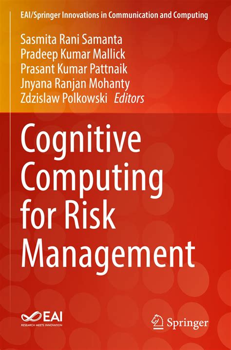 Buy Cognitive Computing For Risk Management Eaispringer Innovations