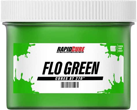 Rapid Cure Fluorescent Green Screen Printing Ink Quart 32oz