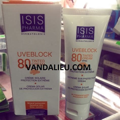 Isis Pharma Uveblock Spf 80 Tinted Cream 40ml Kem ChỐng NẮng DÀnh Cho